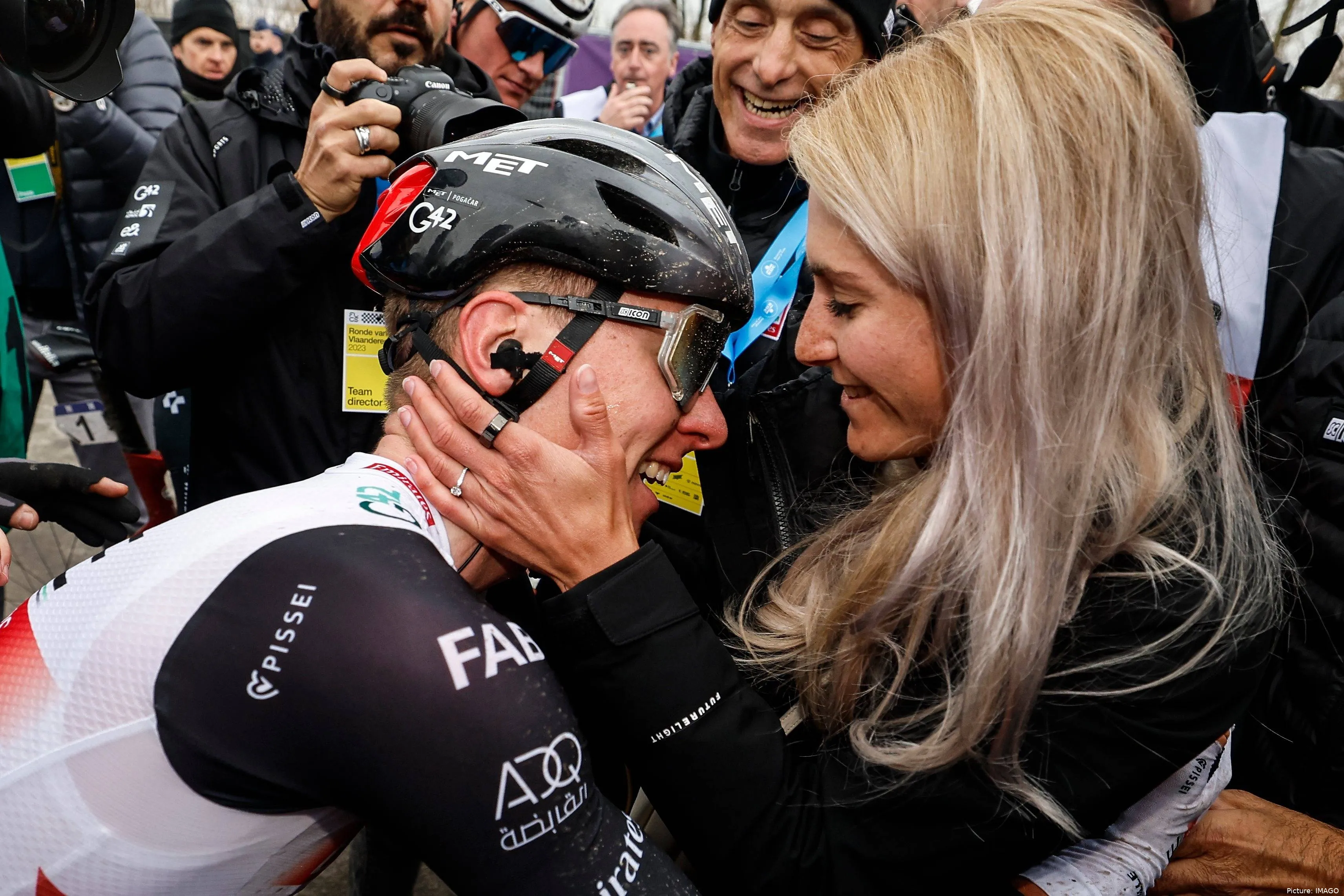 "She is Tadej Pogacar's girlfriend, but she doesn't act like it at all" - Patrick Lefevere ...